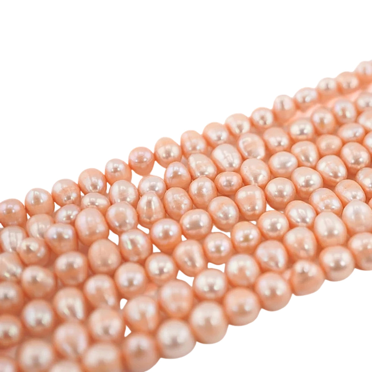 Peach Pearls | Pearl Beads for Jewelry Making Wholesale